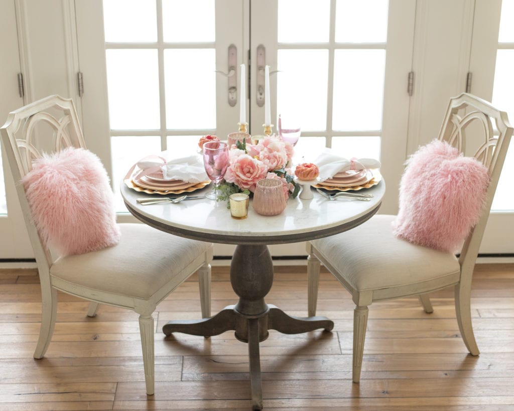 Romantic Tablescape For Two | Valentines Day Dinner For Two