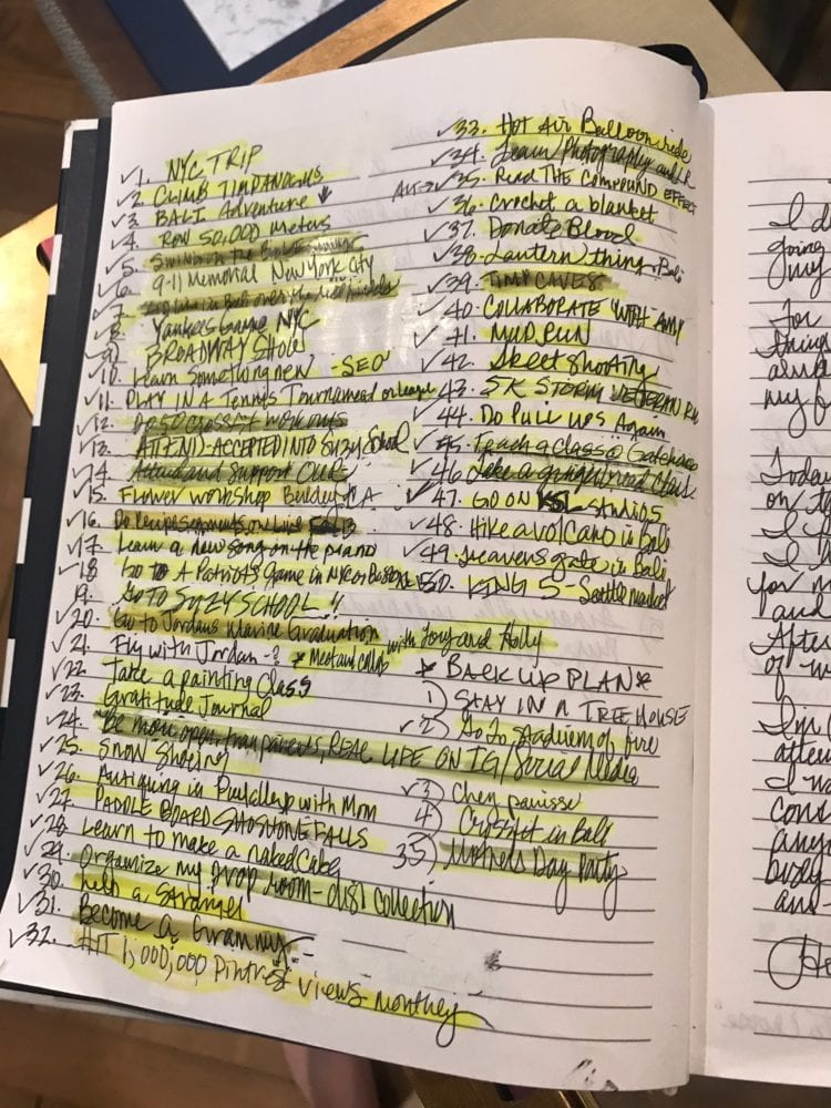 50 Things To Accomplish This Year | Turning 50 Years Old