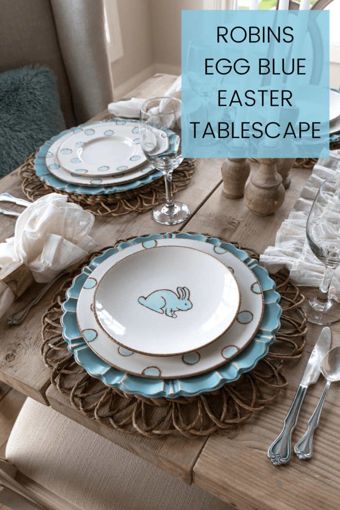 Blue Easter Tablescape | Tablescape Ideas For Easter