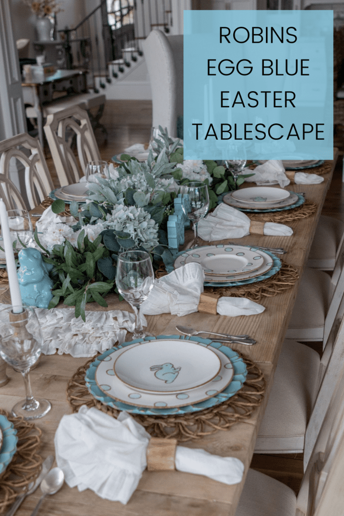 Blue Easter Tablescape | Tablescape Ideas For Easter