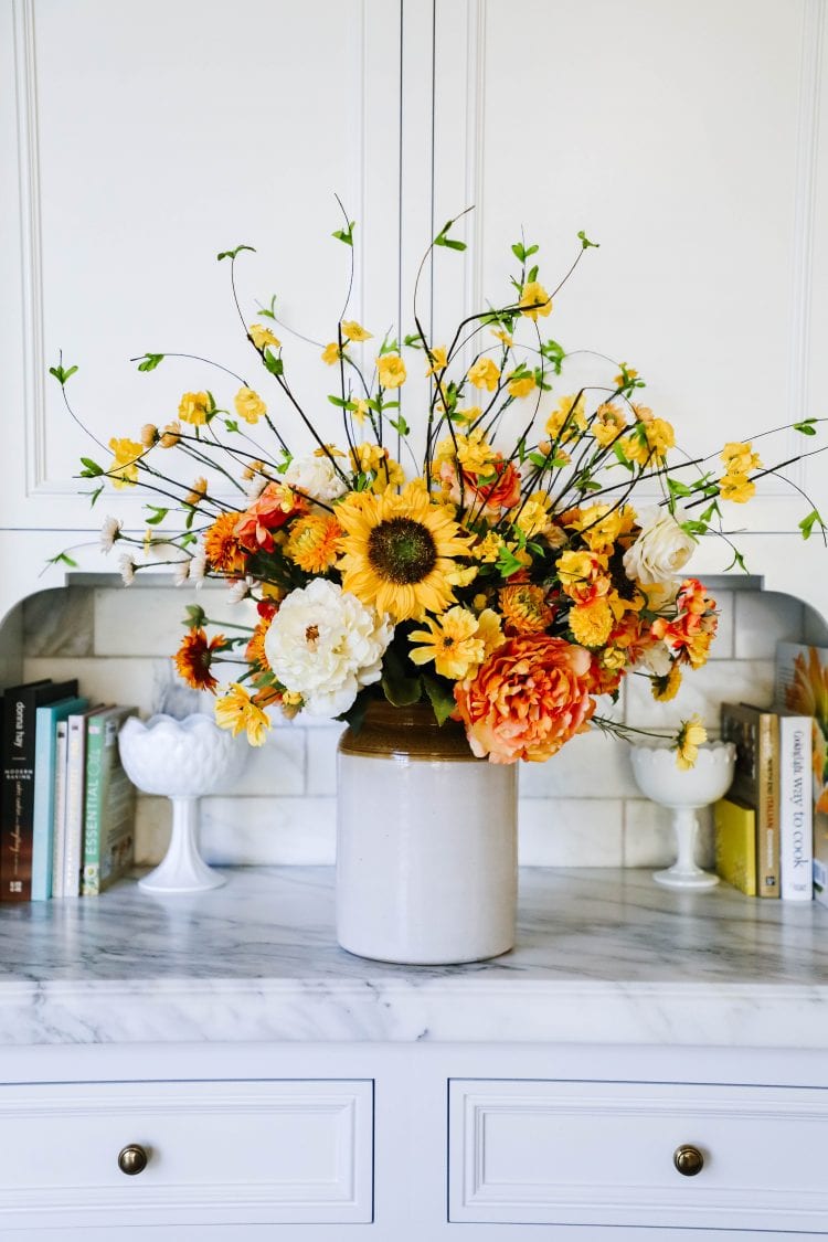 Sunflower Centerpiece | Summer And Fall Centerpiece DIY Tutorial