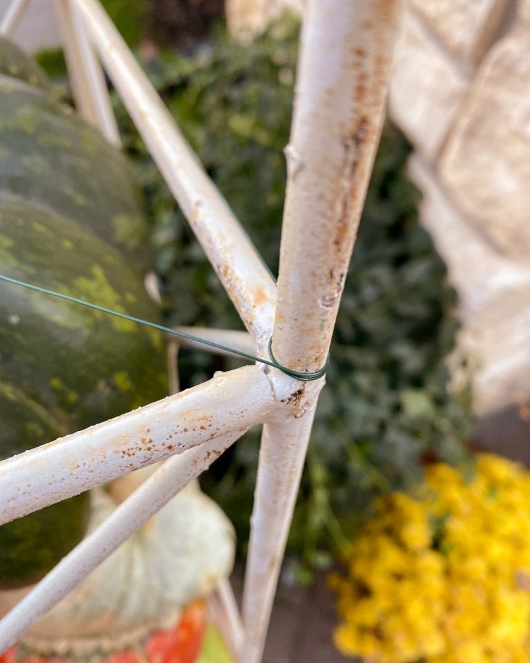 Fall Porch DIY Decor | DIY Pumpkin Obelisk Towers For Fall Porch Decor