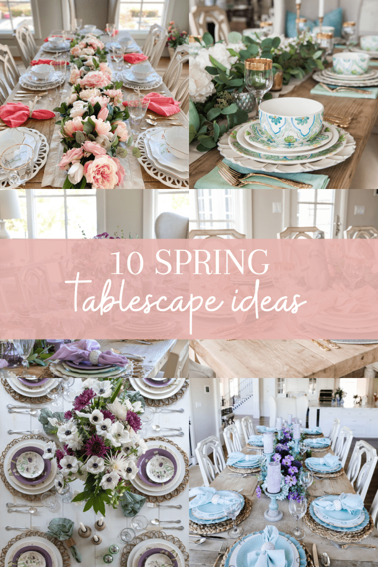 Spring Themed Table Settings | Home with Holly J