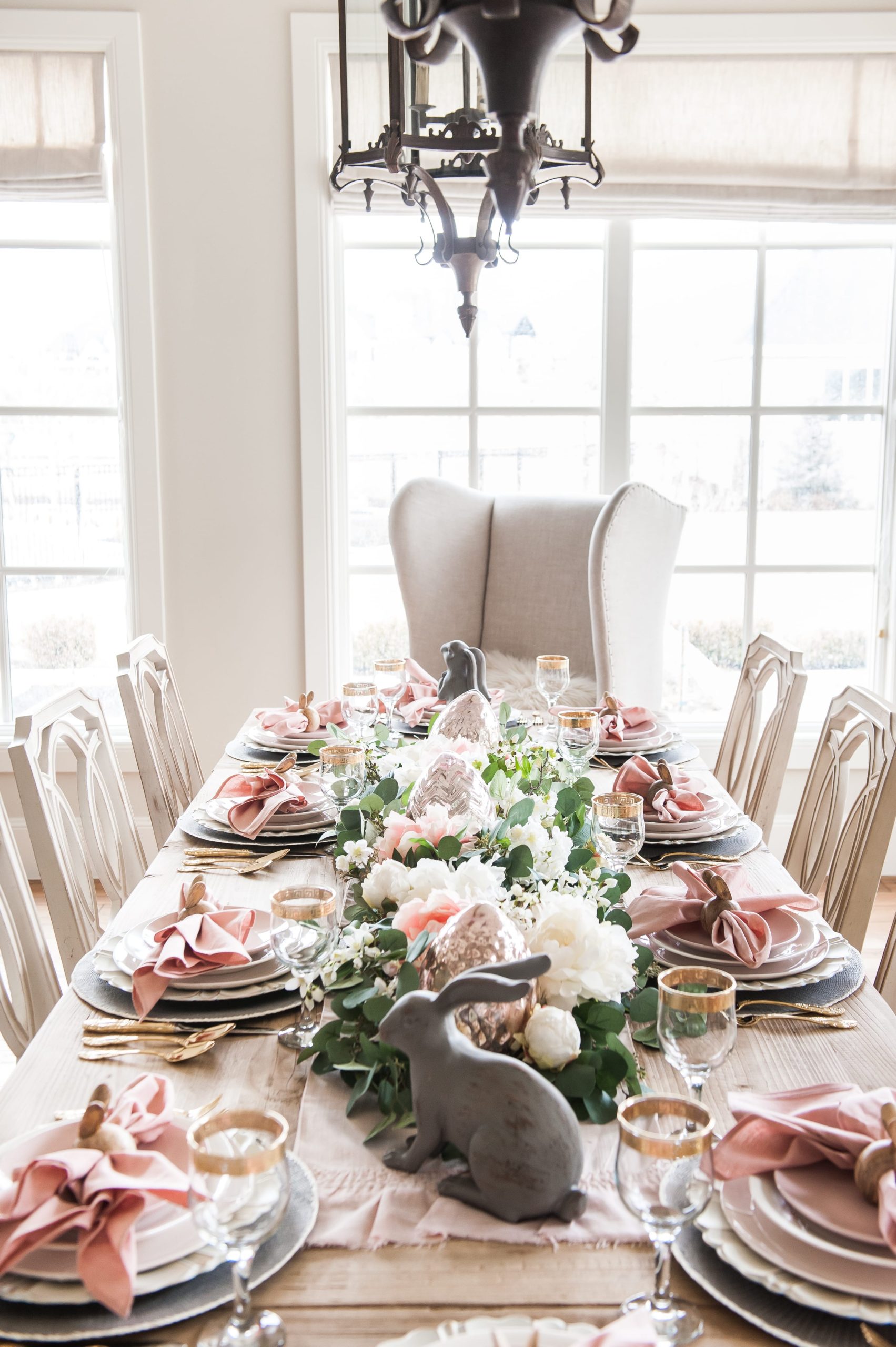 Spring Themed Table Settings | Home with Holly J
