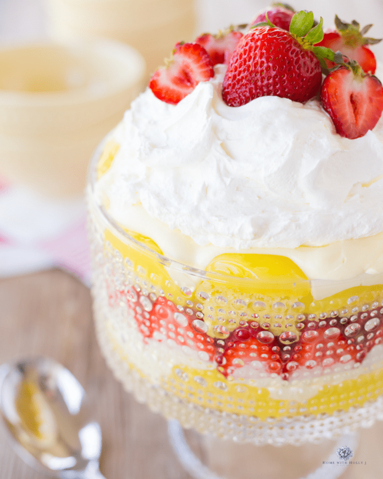 Easy Strawberry Lemon Trifle Home With Holly J