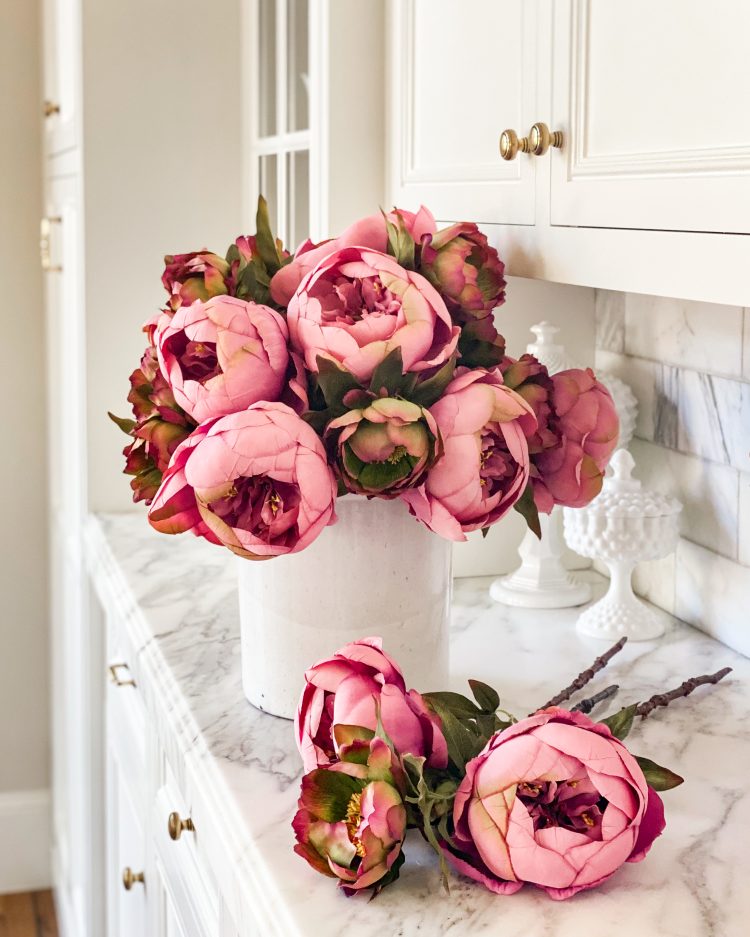 Create a Mauve Peony Floral Arrangement - Home With Holly J