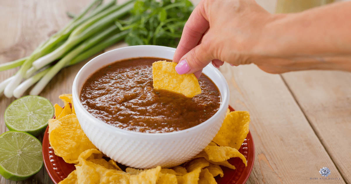 Easy Homemade Salsa Recipe - Home With Holly J