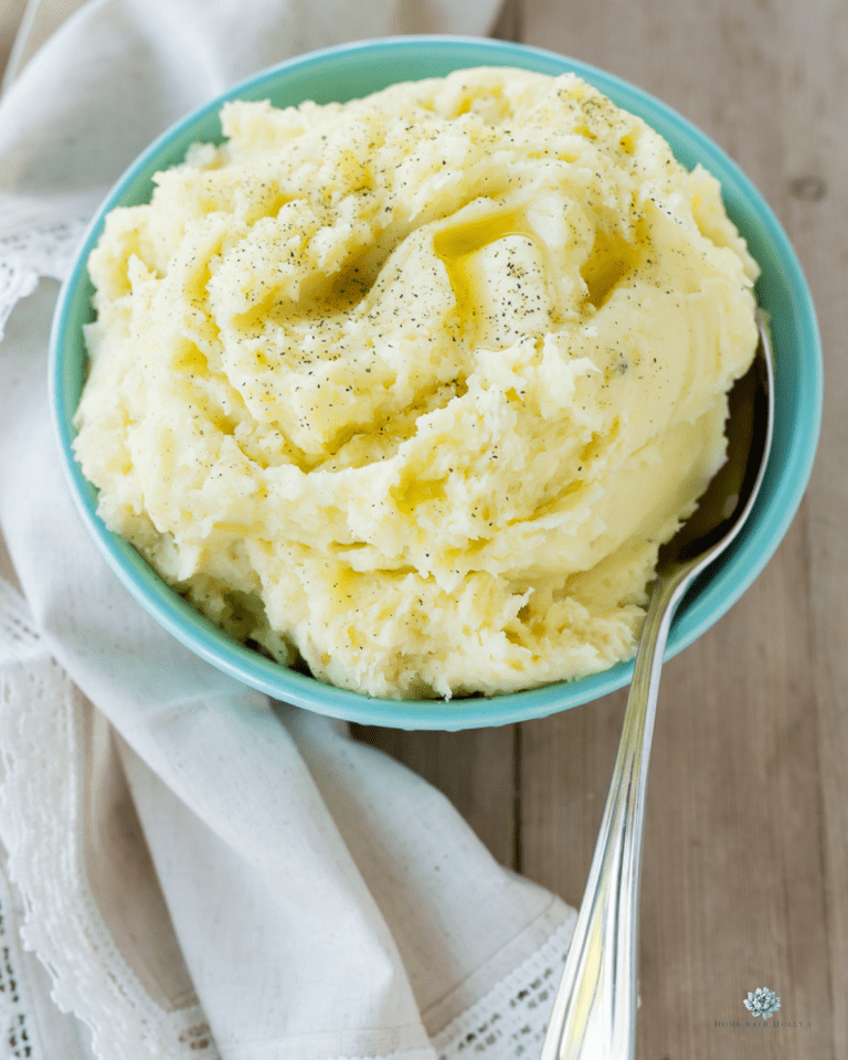 Classic Mashed Potatoes Recipe - Home With Holly J