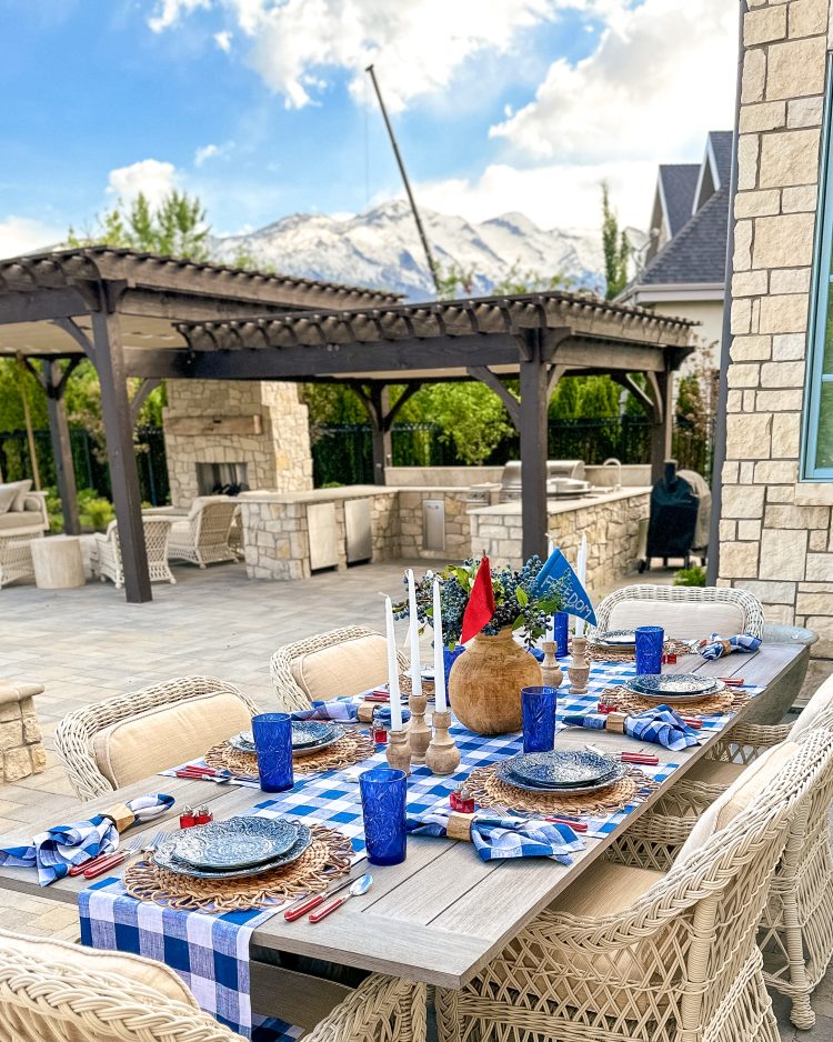 Fourth of July Table Settings - Home With Holly J