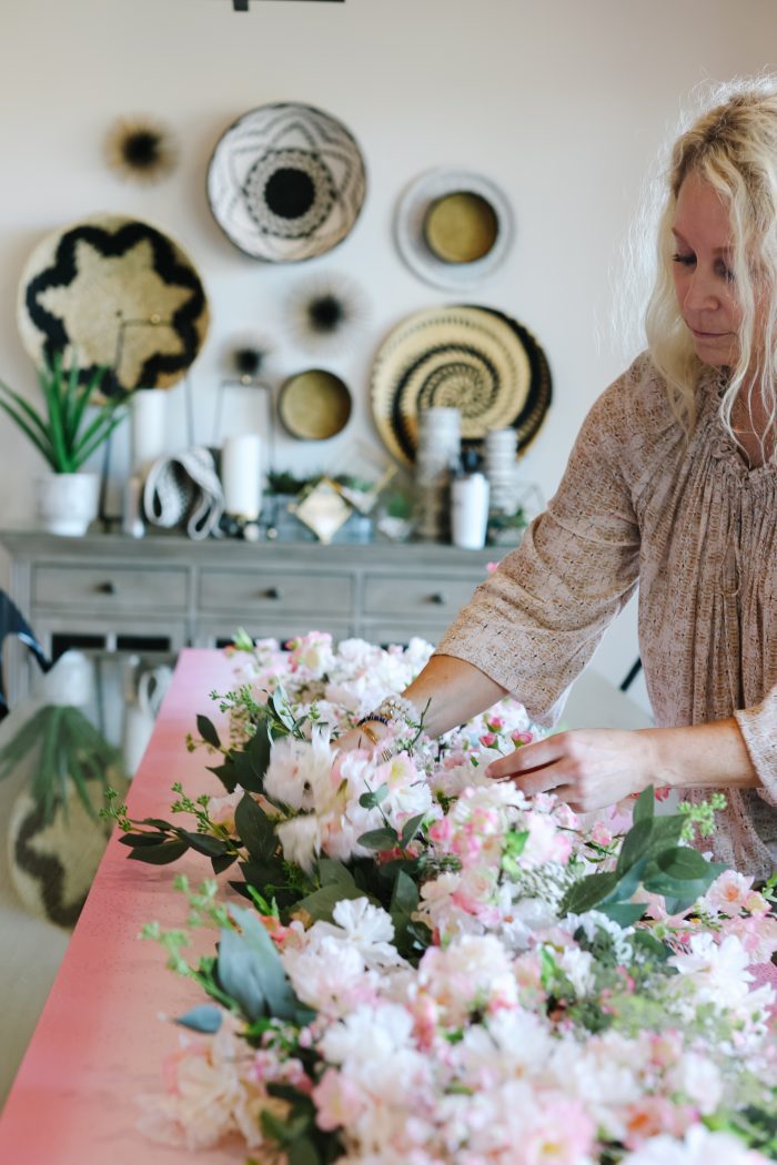 Creating a Charming Pink Paper Plate Tablescape - Home With Holly J