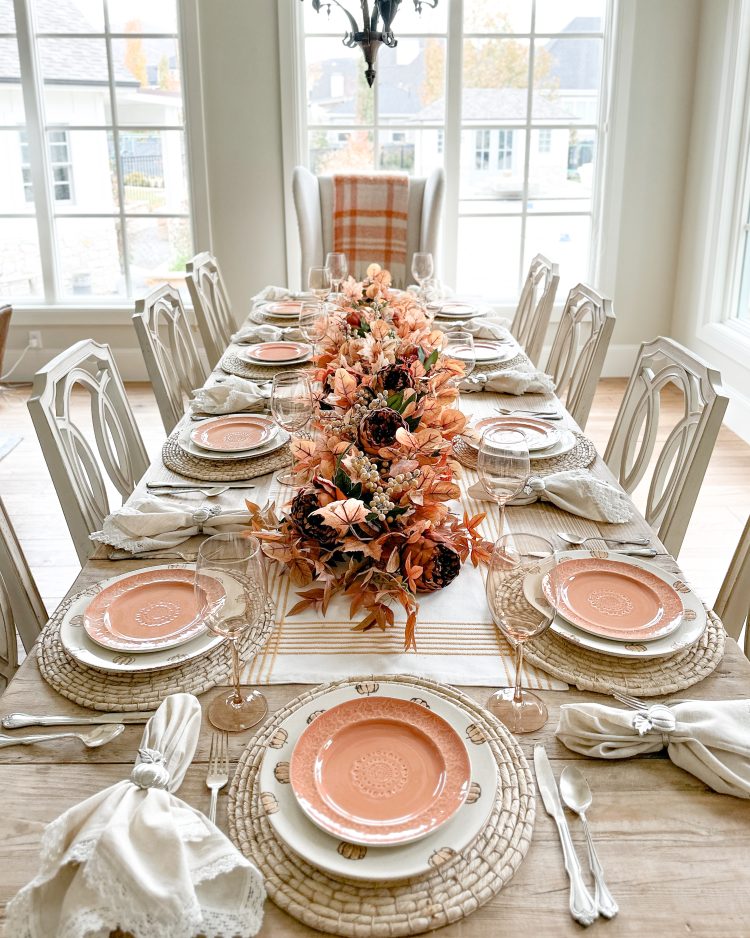 Fall Harvest Tablescape - Home With Holly J