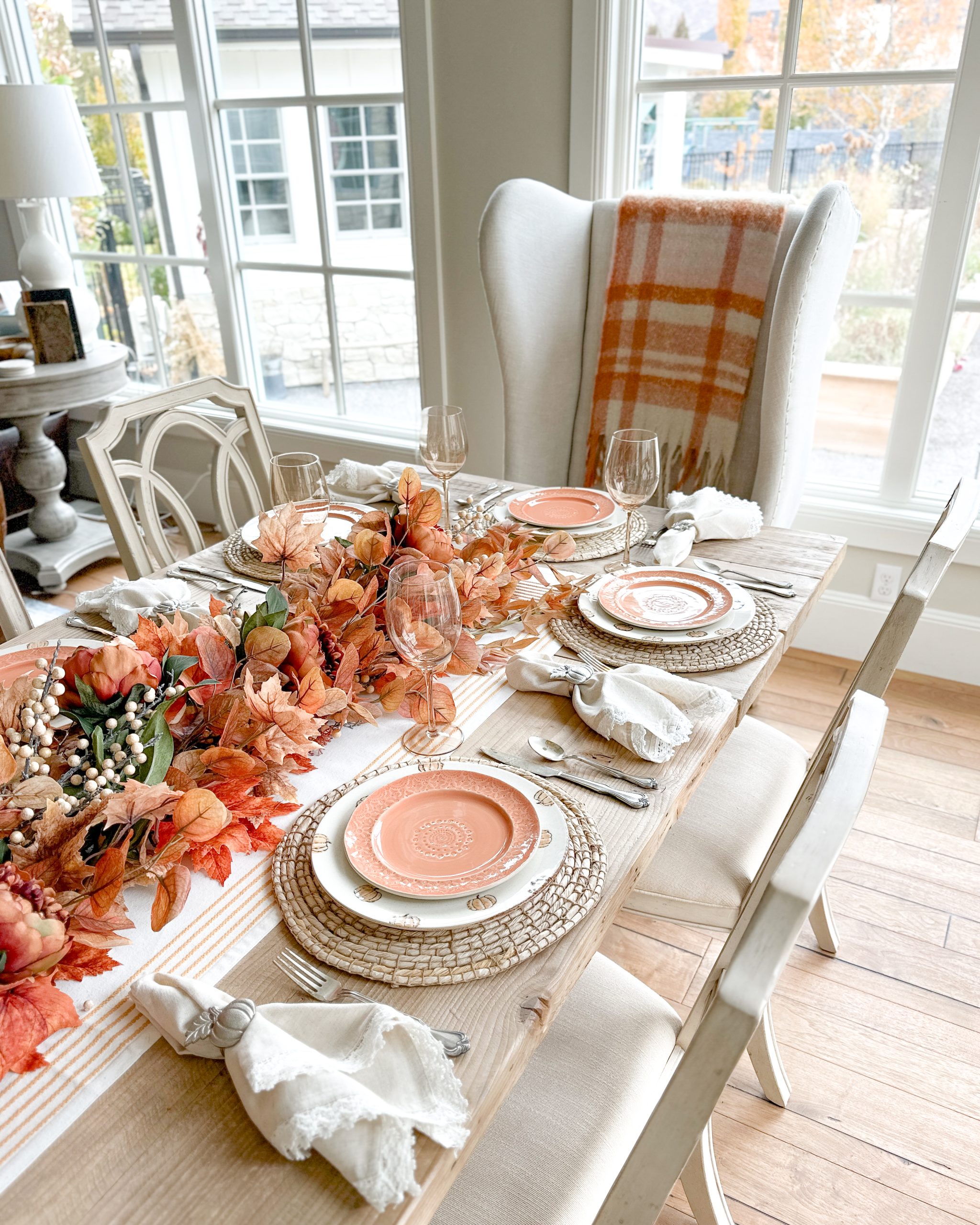 Fall Harvest Tablescape - Home With Holly J