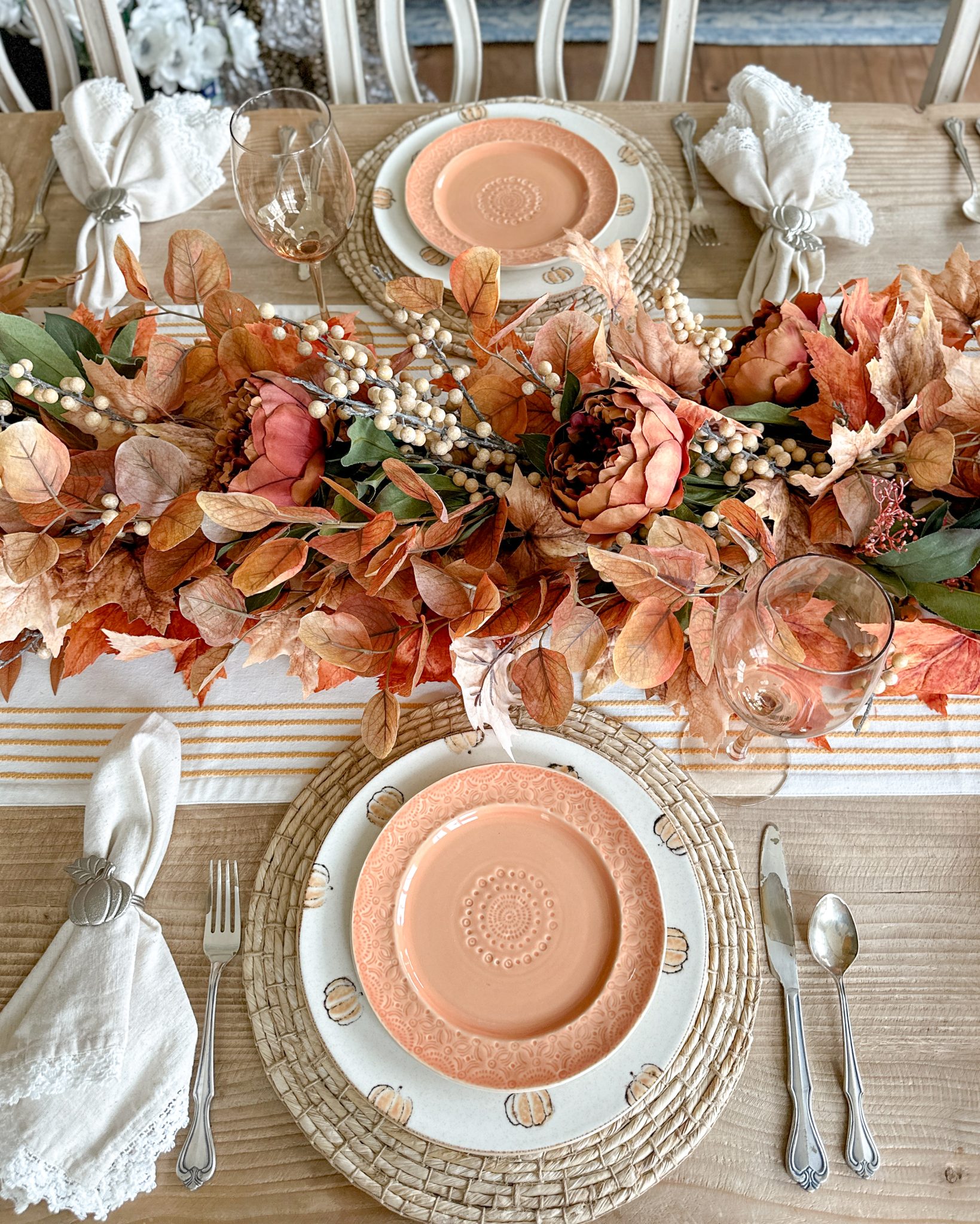 Fall Harvest Tablescape - Home With Holly J