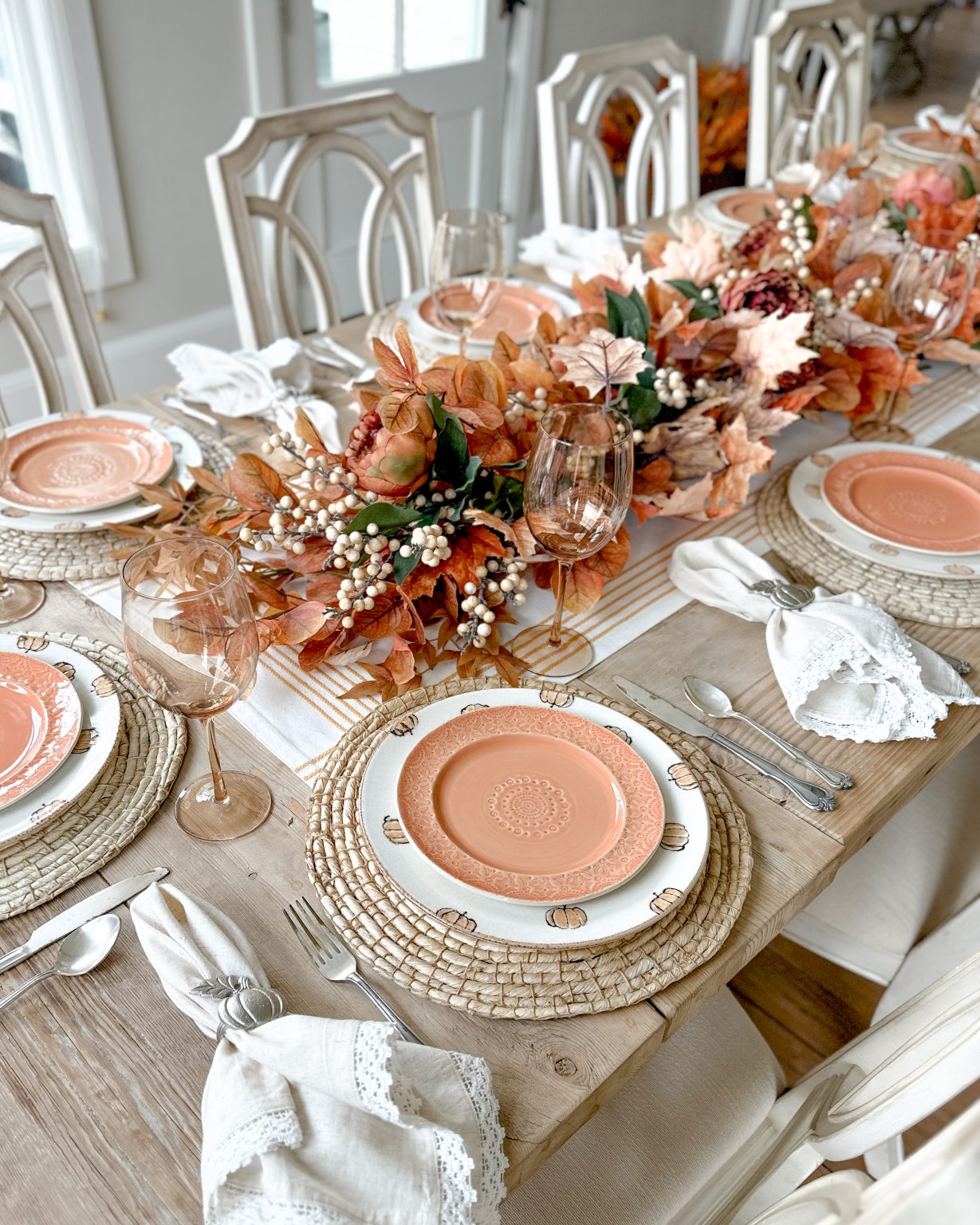 Fall Harvest Tablescape - Home With Holly J