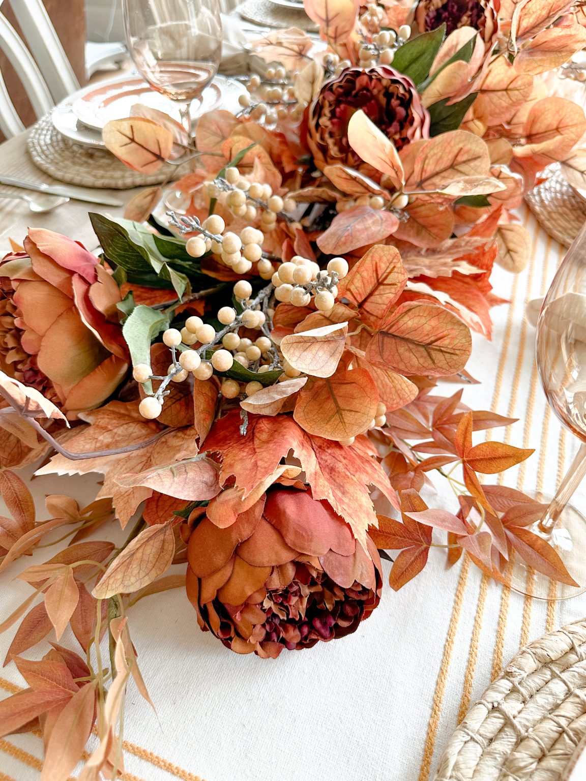 Fall Harvest Tablescape - Home With Holly J