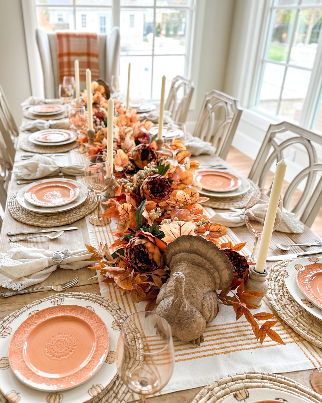 Fall Harvest Tablescape - Home With Holly J
