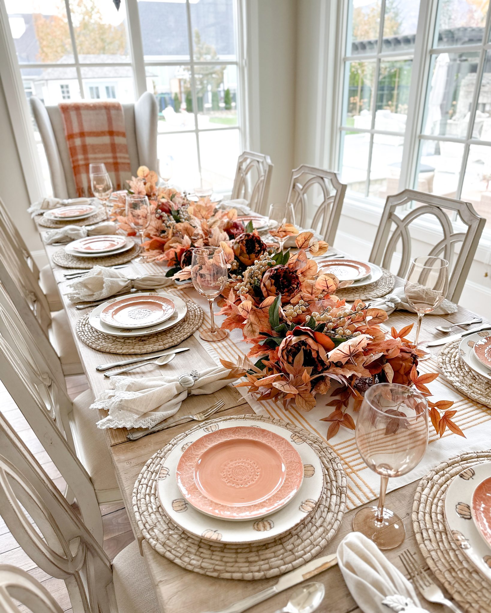 Fall Harvest Tablescape - Home With Holly J